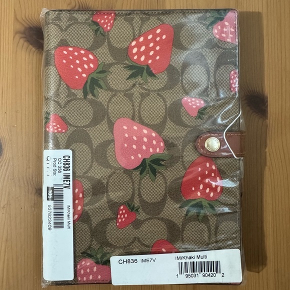 Coach | Accessories | Coach Notebook In Signature Canvas With Wild ...